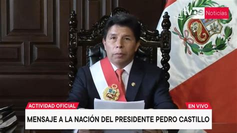 Pérou Le Président Castillo Destitué Et Arrêté La Vice Présidente