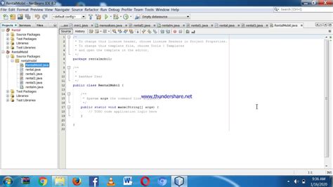 Rental Mobil Java Gui Netbeans Tanpa Database Youtube
