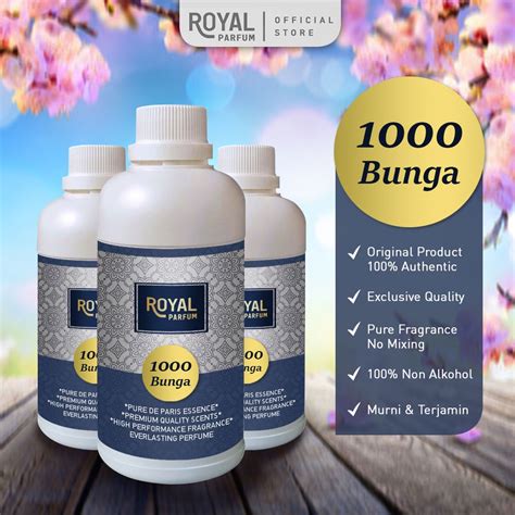 Jual Bibit Murni Biang Parfum Minyak Wangi SERIBU BUNGA 100 Authentic