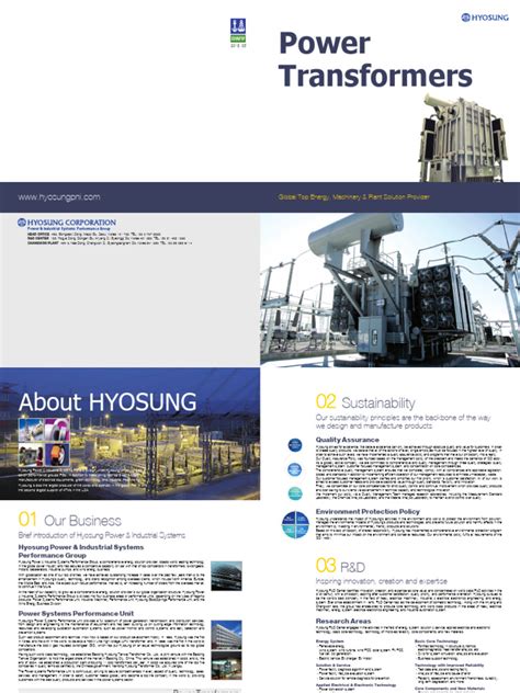 Power Transformer Catalog English May2013 Pdf Transformer Inductor