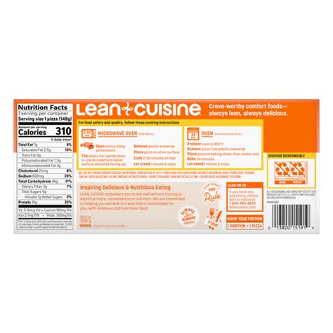 Lean Cuisine Favorites French Bread Pepperoni Pizza 525 Ounce