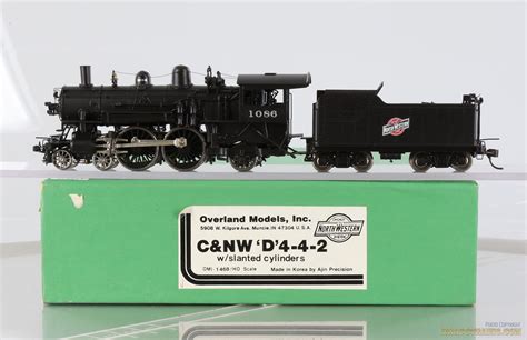 Ho Brass Model Train Omi 1468 Overland Candnw Chicago Northwestern 4 4
