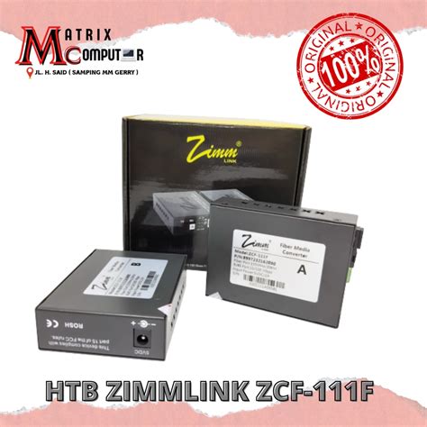 Jual Zimmlink Zcf 111f Media Converter 10 100mbps Htb Zimm Link Zcf