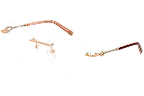 552238 Charriol Pc71027 Eyeglasses Shiny Pink Gold Sliver Clear Lens