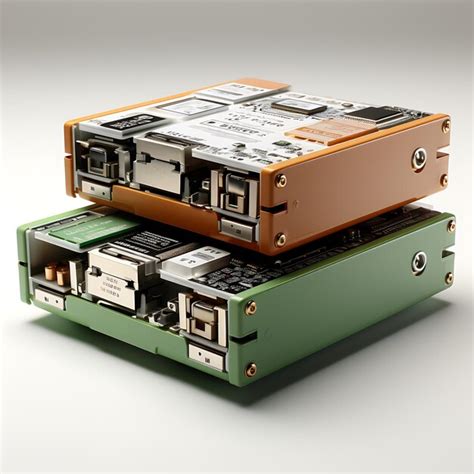 Premium Ai Image Box Of Many Material Electronics Component Box Slide
