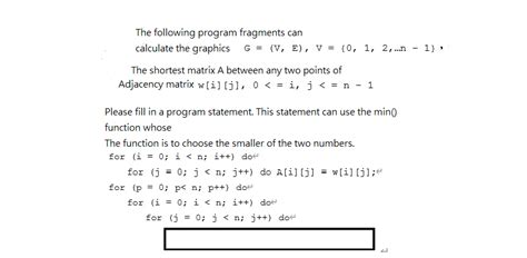 solved 1}} the following program fragments can calculate the