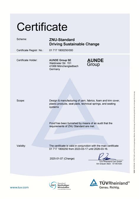 Sustainability At The Aunde Group