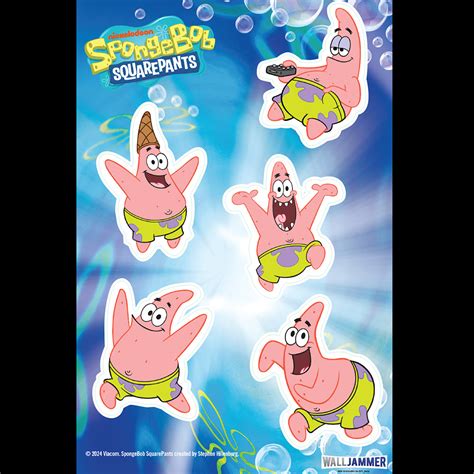 Spongebob Squarepants Patrick Wall Aufkleber Paramount Shop