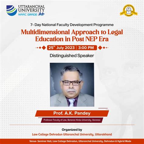 uttaranchal university on linkedin fdp legaleducation lawcollegedehradun lcd
