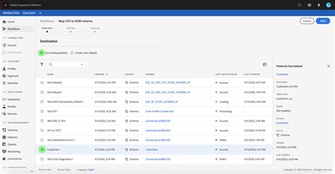 map a csv file to an existing xdm schema adobe experience platform