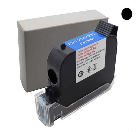 Posprint Black Quick Drying Solvent Ink Cartridge Inkjet Technology