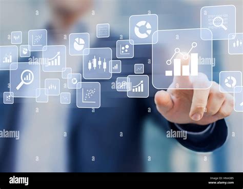 Big Data Analytics And Business Intelligence BI Concept With Chart