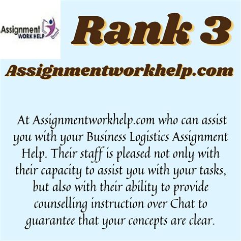 Ppt Business Logistics Assignment Help Powerpoint Presentation Free