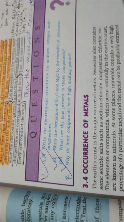 I Write The Electron Dot Structures For Sodium Oxygen And Magnesium