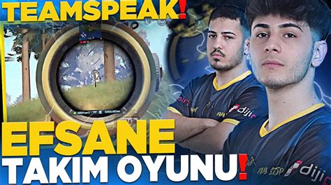 SON ALANDA EFSANE TAKTİK İLE WİN GELDİ TEAMSPEAK PUBG Mobile