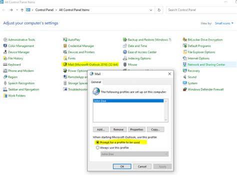 Outlook 2016 2019 Click To Run Adding Multiple Office 365 E Mail Profiles Sorry Another