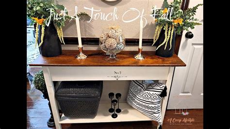 Summer Decor Fall Decor Organize Your Life Fall Table Vignettes