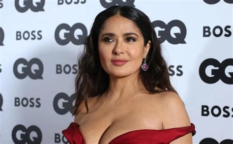 Salma Hayek Accidentally Bares It All While Celebrating 24M Instagram