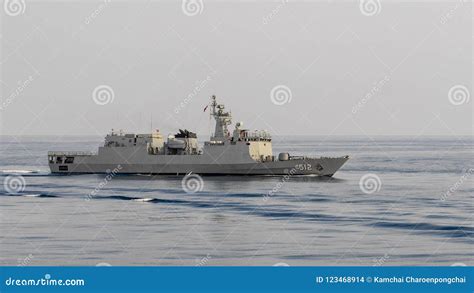 Htms Narathiwat Opv 512 Offshore Patrol Vessel Of Royal Thai Navy Sails