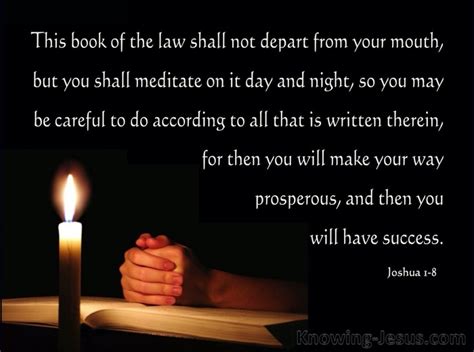 What Does Joshua 1 8 Mean