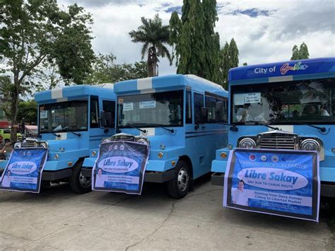 Libre Sakay Program Sa Barangay Cabug Ginpatigayon Bacolod City Government