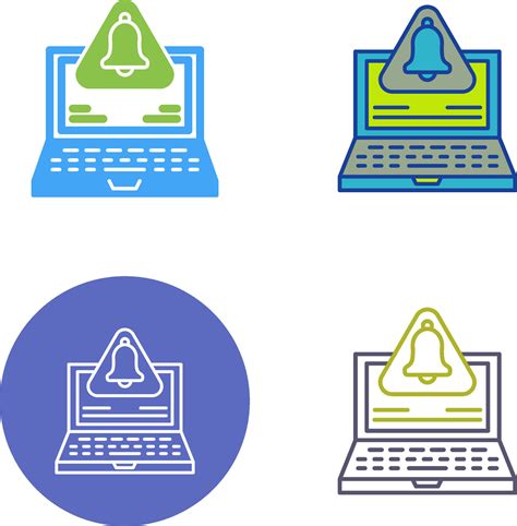 Notification Icon Design Vector Art At Vecteezy