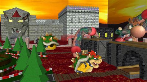 Bowsers Dam Circuit Mario Kart Wii Custom Tracks 3d Warehouse