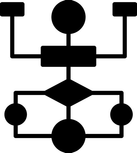 Flow Chart Vector Icon Design 27550880 Vector Art At Vecteezy
