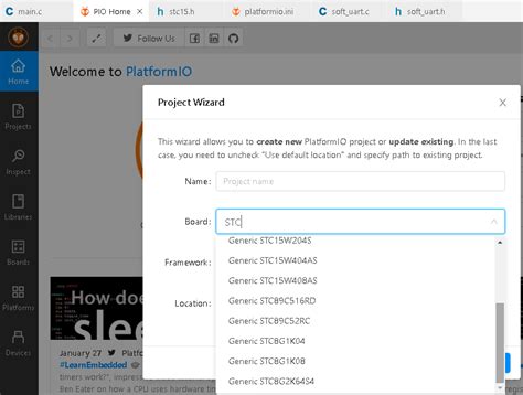 【stc单片机】vscode Platformio手动添加stc单片机型号stc Vscode Csdn博客