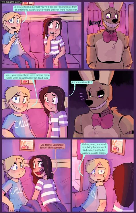 Springtrap And Deliah Page 21 By Grawolfquinn Fnaf Fnaf Comics