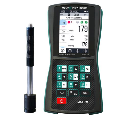 Leeb Hardness Tester Mr Lh70 Portable Metal Testing Device