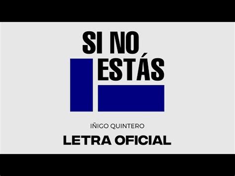 I Igo Quintero Si No Est S Tekst I T Umaczenie Piosenki Tekstowo Pl