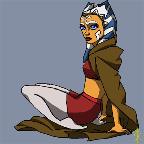 Ahsoka Relaxing By Montano Fausto On Deviantart