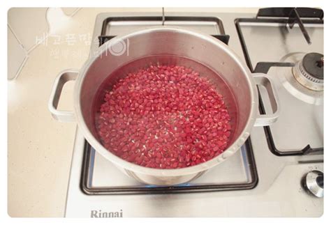 동지 팥죽 끓이는 법 팥 삶는법 새알심 넣고 팥죽 만들기