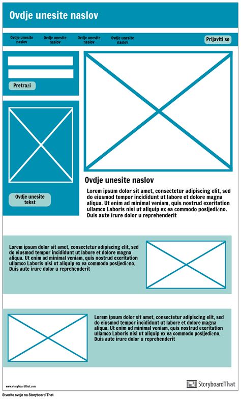 Ui Wireframe 2 Storyboard Od Strane Hr Examples