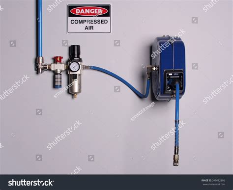 Fixed Color Coded Compressed Air Line Stock Photo 345082886 Shutterstock