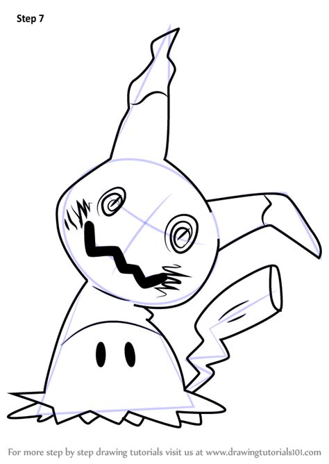 Learn How to Draw Mimikyu from Pokemon Sun and Moon Pokémon Sun and