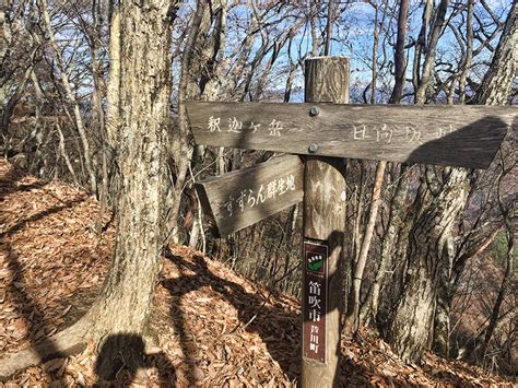 登山メモ釈迦ヶ岳 こばやしけい硬式ブログ