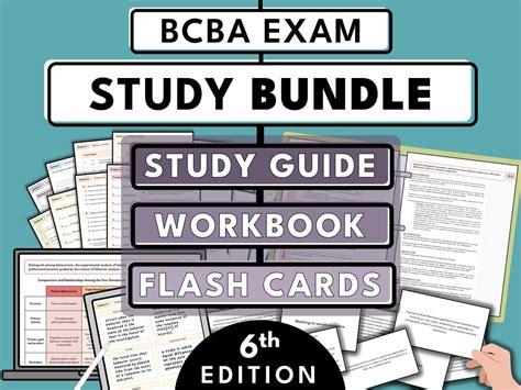 BCBA Exam Study Bundle 6th Edition Study Guide Workbook Flash Cards BCBA Certification