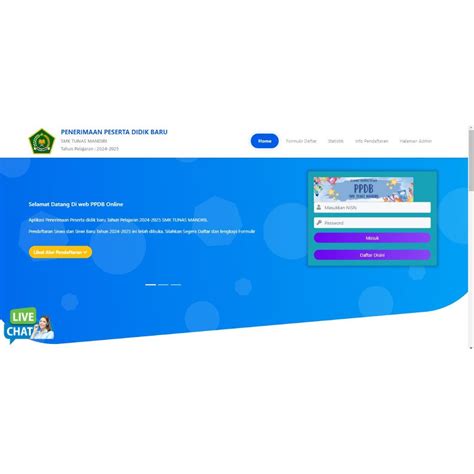Jual Aplikasi PPDB Berbasis WEB Shopee Indonesia