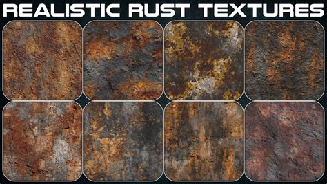 Artstation 100 Realistic Rust Textures 4k V1 Resources