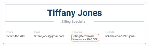 Address On CV When How You Should Put Your Location In