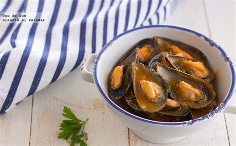 Mejillones en salsa picante Receta de cocina fácil sencilla y deliciosa