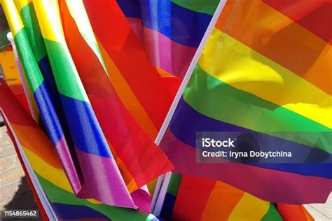 Latar Belakang Bendera Pelangi Simbol Lgbt Foto Stok Unduh Gambar