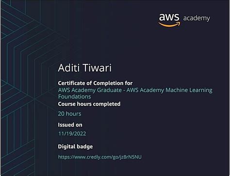 Aditi Tiwari On Linkedin Share Aws Machinelearning Ai