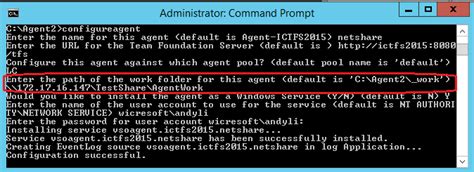 Tfs Build To Create Workspace In Networksharedpath Stack Overflow
