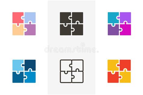 Matching Puzzle Pieces Vector Flat Background Icon Two Hands Joining And Linking Together Two