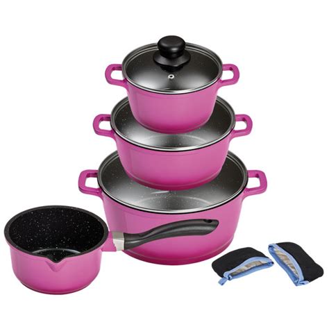 King Whitford 9 Piece Non Stick Aluminium Cookware Set And Reviews
