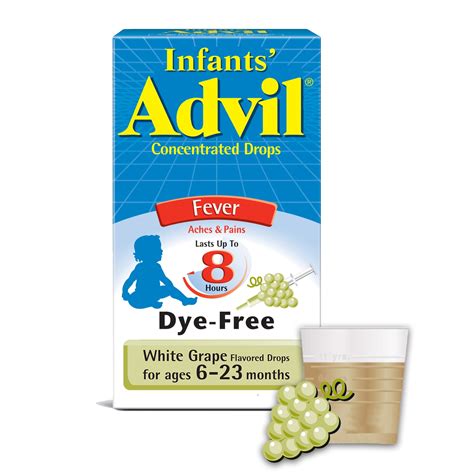Infants Advil 50 Mg Infant Ibuprofen Liquid Pain Reliever And Fever