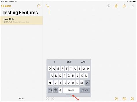 How To Move Your Ipad Keyboard To The Side Of The Screen